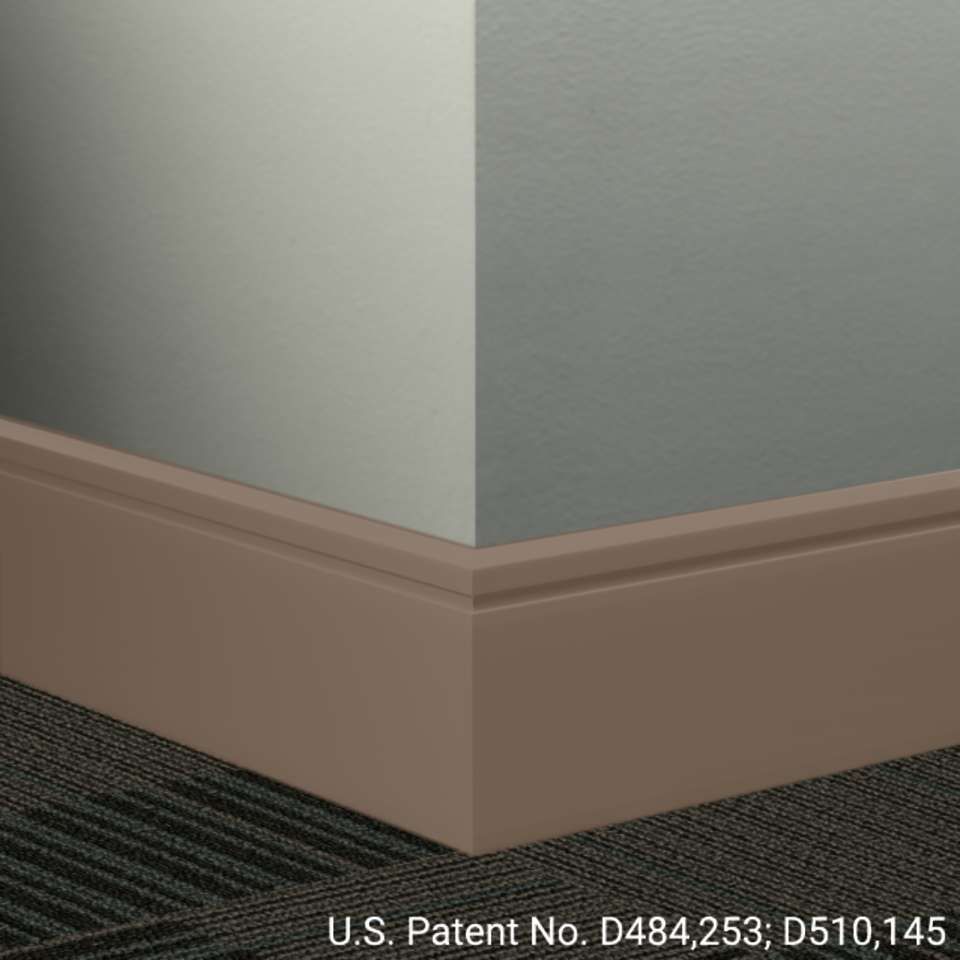 Tarkett - Millwork Wall Finishing System - MW TA2 F Reveal 4 1⁄4” #TA2 Saddlebrook - Wallbase 8 ...