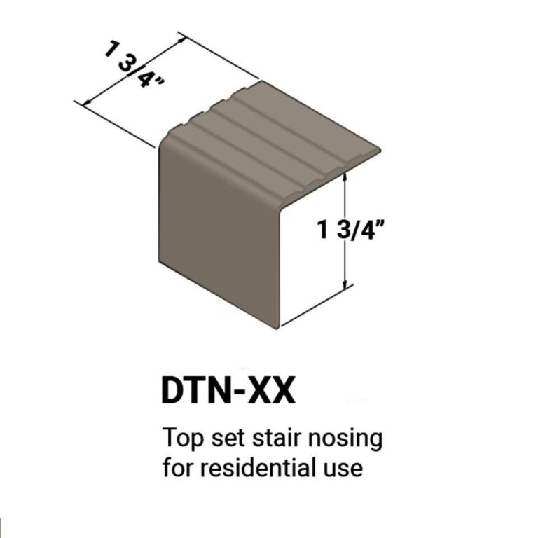 Tarkett - Stair Nosings - Top Set For Residential Use #80 Fawn 12 ...