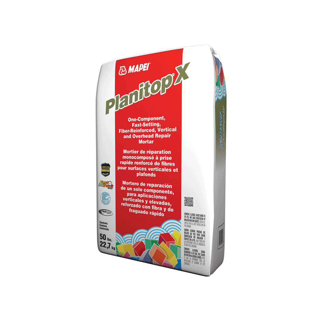 Mapei - Planitop X Fiber-Reinforced Vertical & Overhead Repair Mortar ...