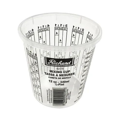 Richard - Measuring Mixing Cup Plastic 12 oz - Shopflooring.ca